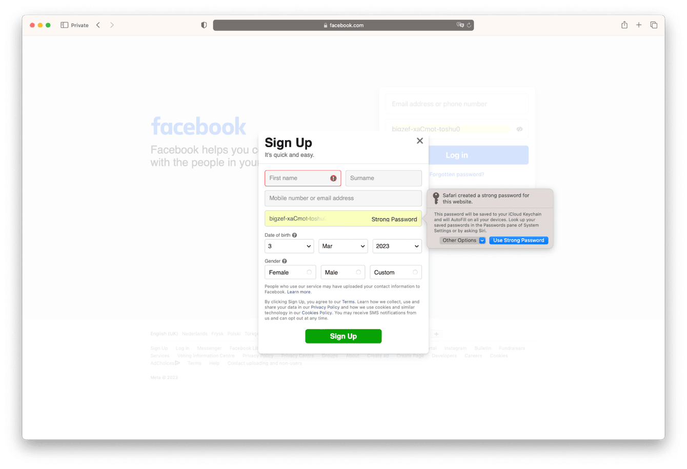 How to use the suggested passwords feature in Safari